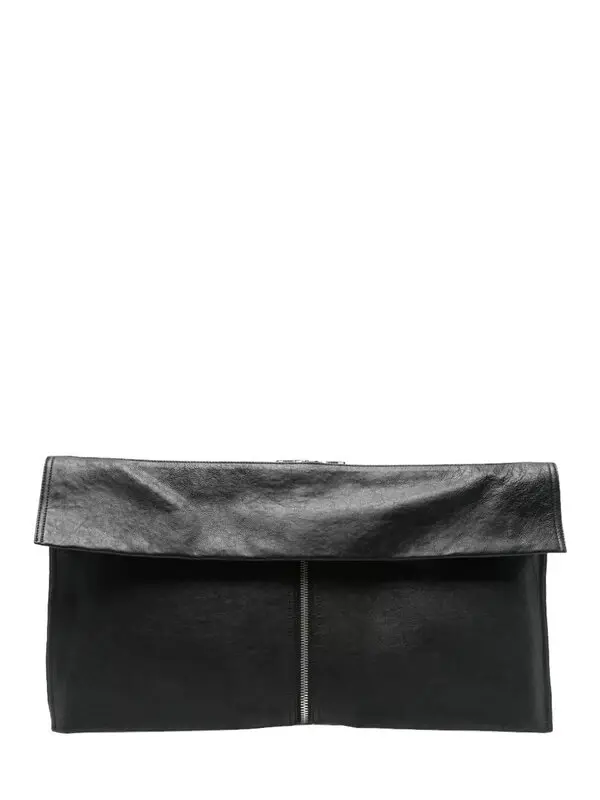 Alexander Wang Double-zip Leather Clutch - Black