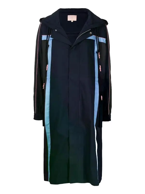 BAPY BY *A BATHING APE® Contrast-panel Raincoat - Blue