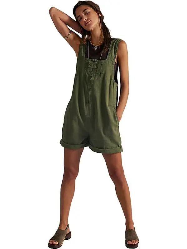 Free People We The Free Jude Shortalls - Verdant