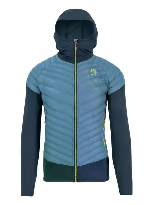 KARPOS Sass De Mura Hooded Quilted Jacket - Blue