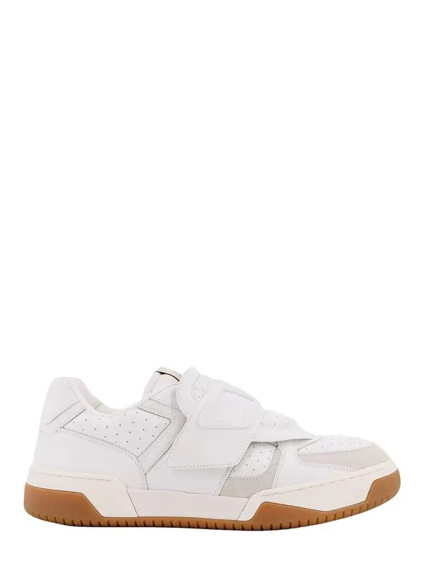 Valentino Garavani Joie De Jouer Leather Low-top Sneakers - White
