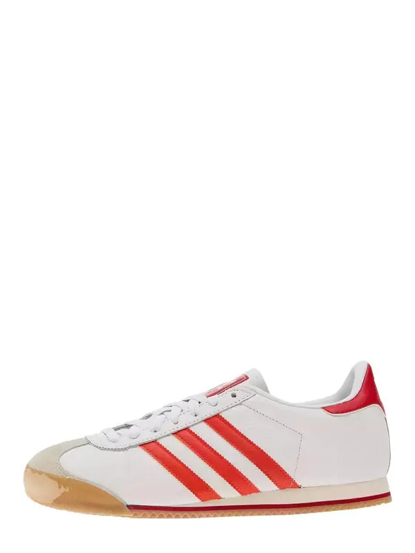Adidas Three-stripes Leather Sneakers - White
