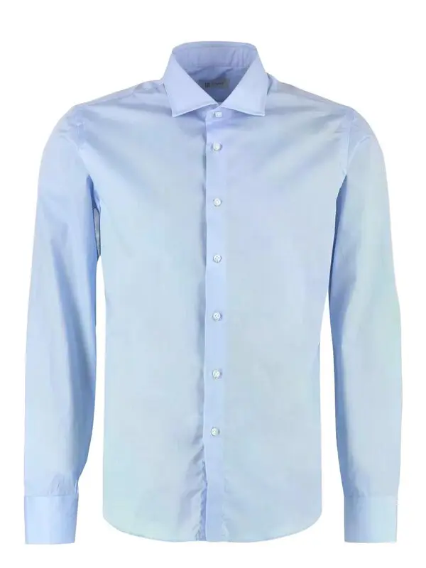 THE (ALPHABET) Cotton-blend Shirt - Blue