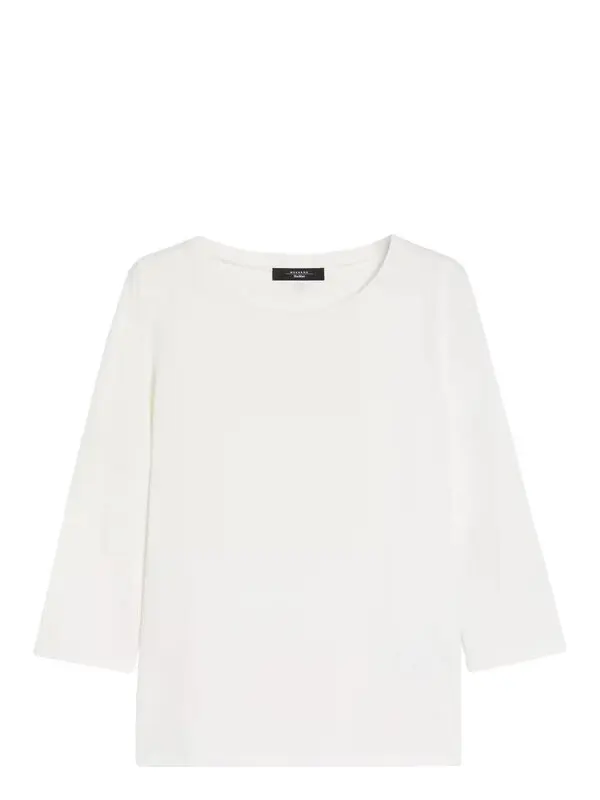 Max Mara Three-quarter Sleeve Top - White
