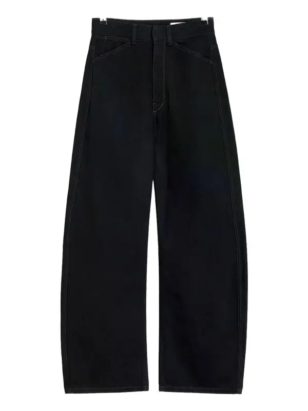 LEMAIRE High-waisted Curved Jeans - Black