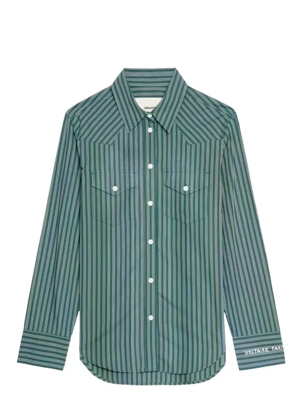 Zadig&Voltaire Striped Shirt - Green