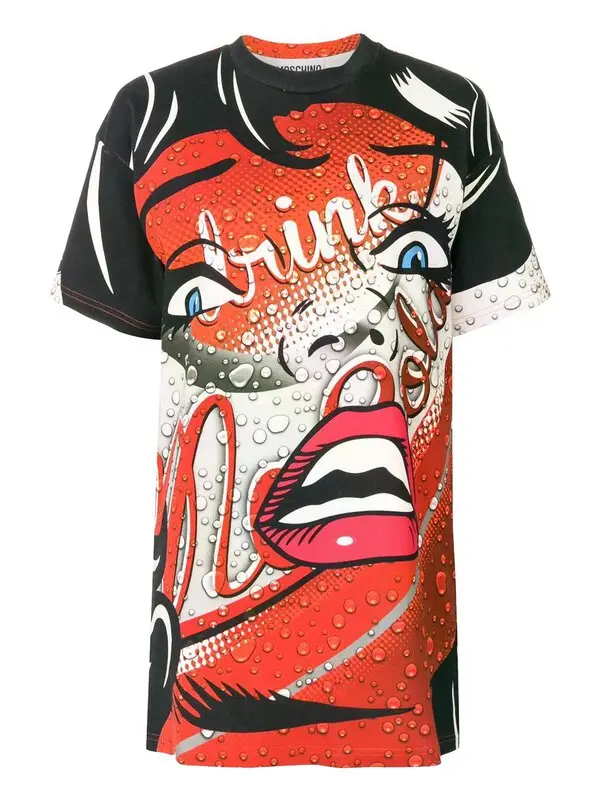 Moschino Coca-cola T-shirt Dress - Multicolour