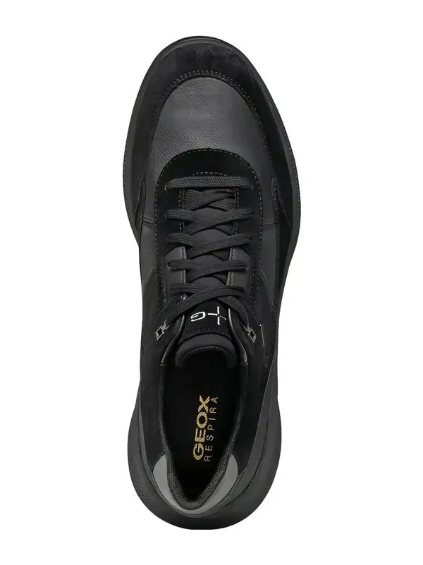 Geox Leather Sneakers - Black