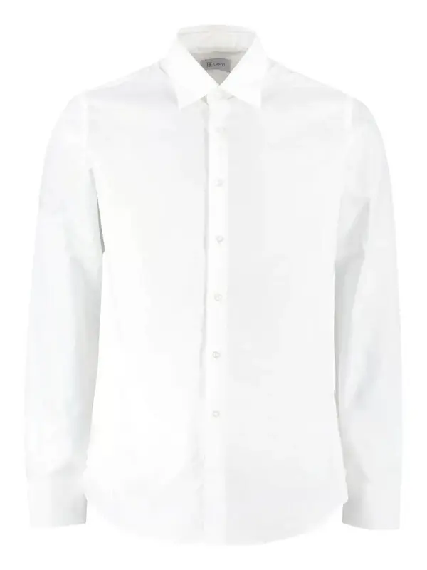 THE (ALPHABET) Oxford Cotton Shirt - White