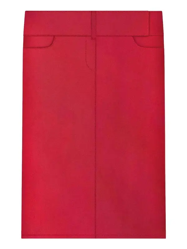 COURREGES Belted Mid-length Skirt - Pink