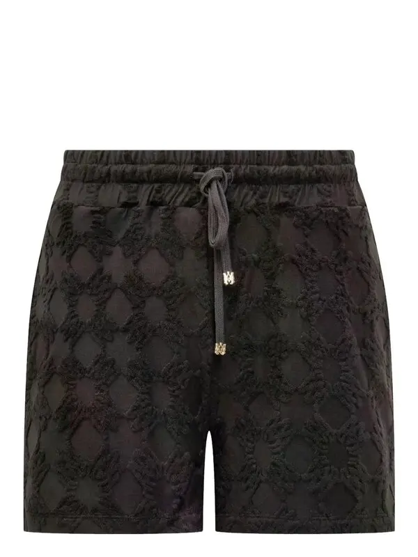 Amiri Drawstring Cotton-blend Shorts - Brown