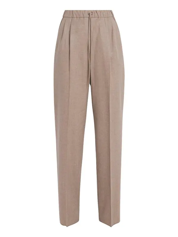 Max Mara Sartoriale Drawstring Trousers - Beige