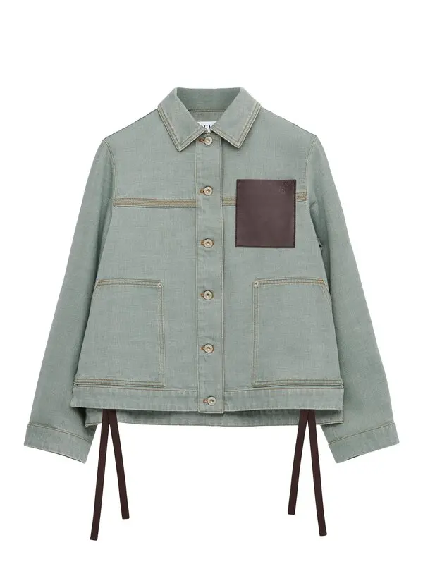 Loewe Cotton Workwear Jacket - Green