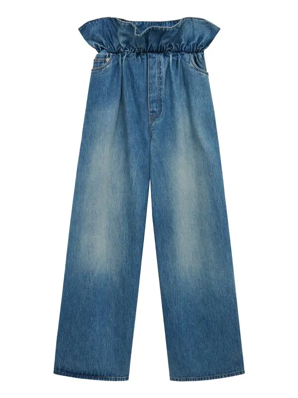 Loewe Flamenco Wide-leg Jeans - Blue