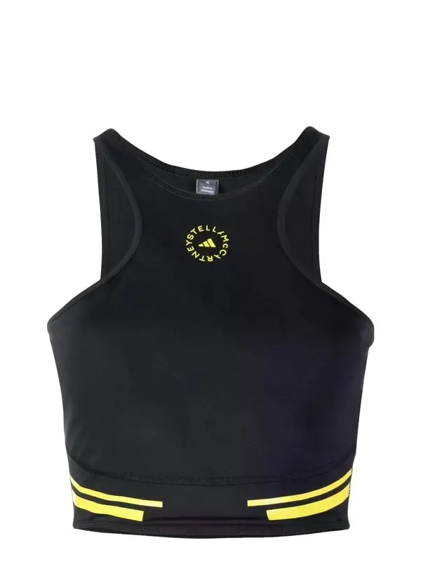 Adidas By Stella McCartney Truepace Running Crop Top - Black