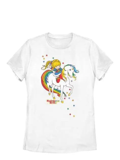 RAINBOW BRITE With Starlite Graphic T-shirt - White