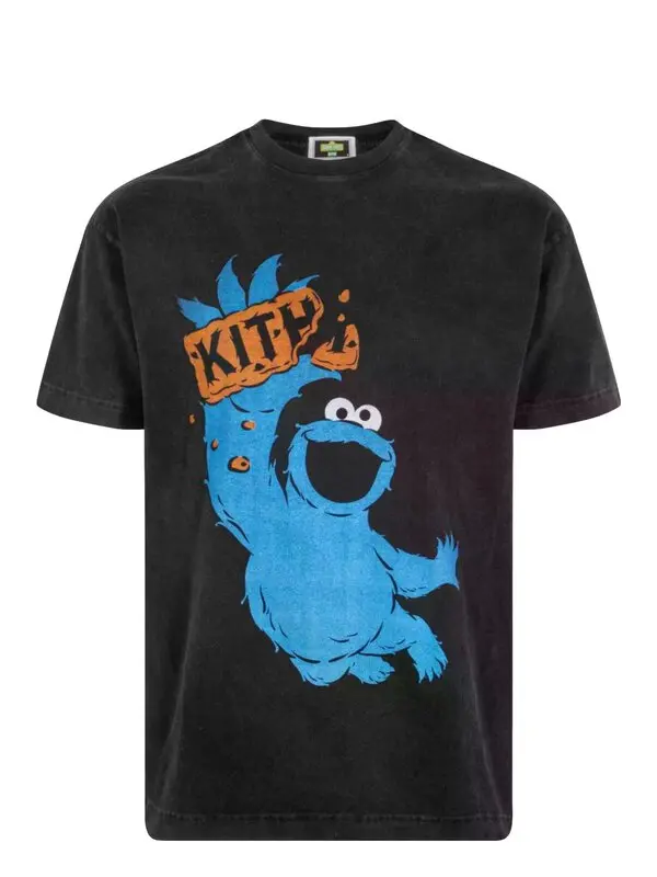 Kith Sesame Street Cookie Monster T-shirt - Black