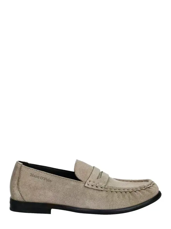 Marc O'polo Suede Penny Loafers - Grey