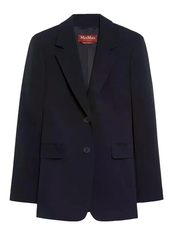 Max Mara Single-breasted Blazer - Blue