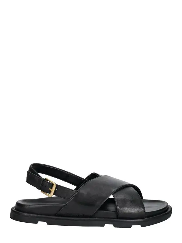 Marc O'polo Cross-strap Slingback Sandals - Black