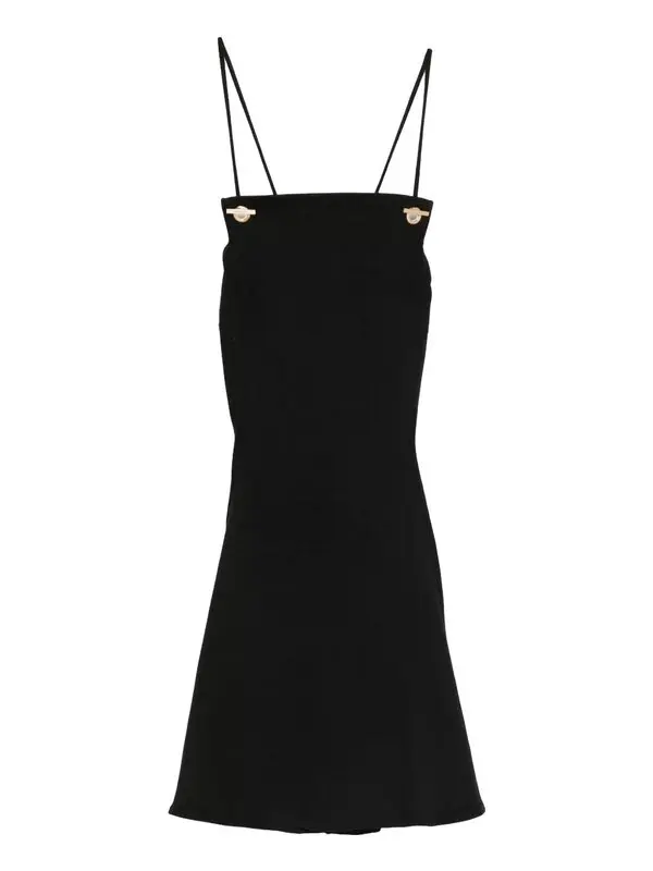 Cult Gaia Cici Button-detail Dress - Black