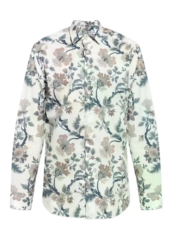 Etro Floral-print Shirt - White