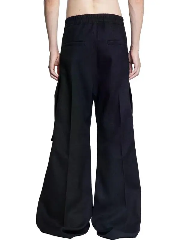 Rick Owens Zip-pocket Cargo Trousers - Black