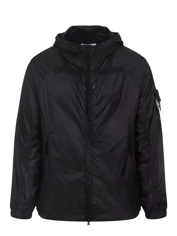 Stone Island Hooded Jacket - Black