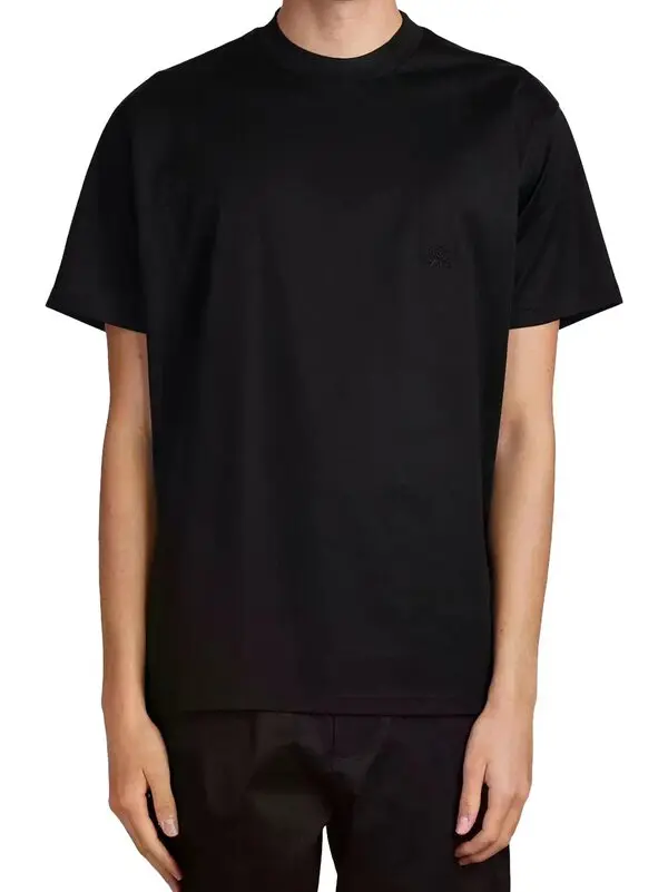 LOW BRAND Embroidered-motif T-shirt - Black