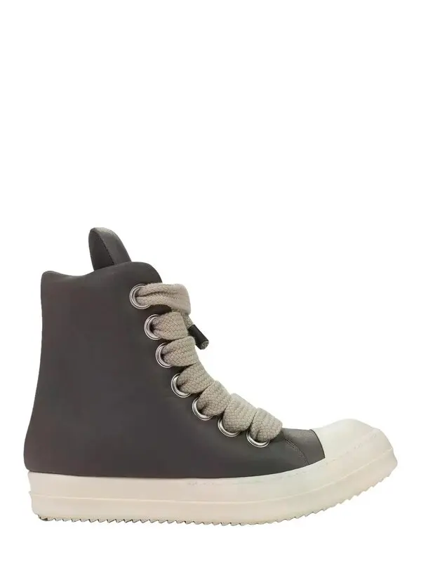 Rick Owens Jumbolaced High-top Sneakers - Grey