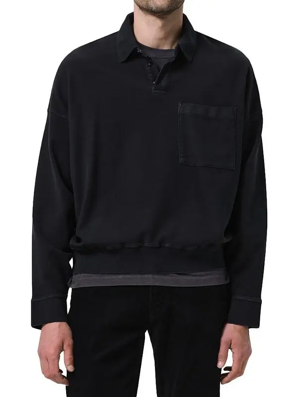 Citizens Of Humanity Polo Shirt - Dark Charcoal