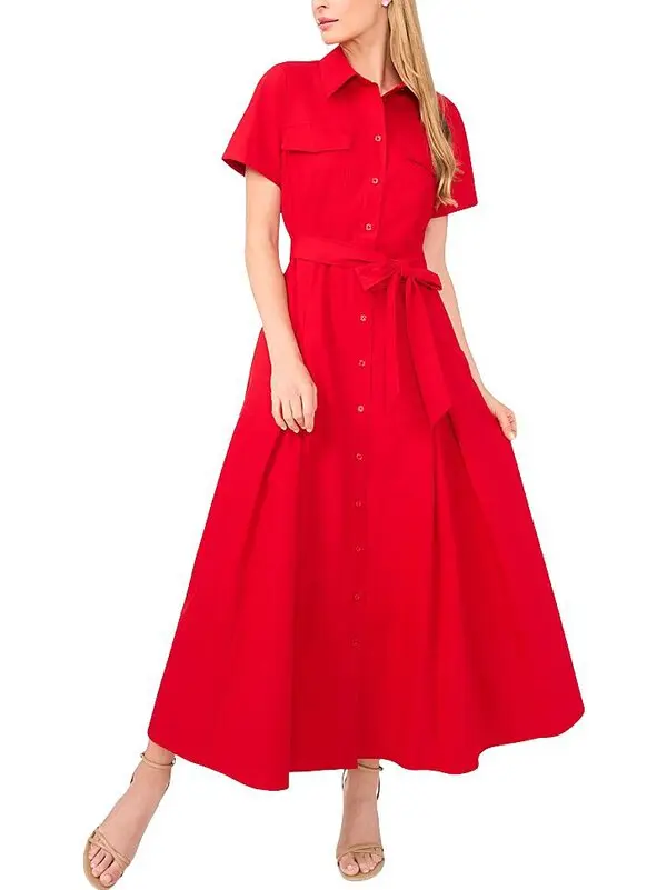 Ted Baker London Shirt Dress With Belt - Salsa