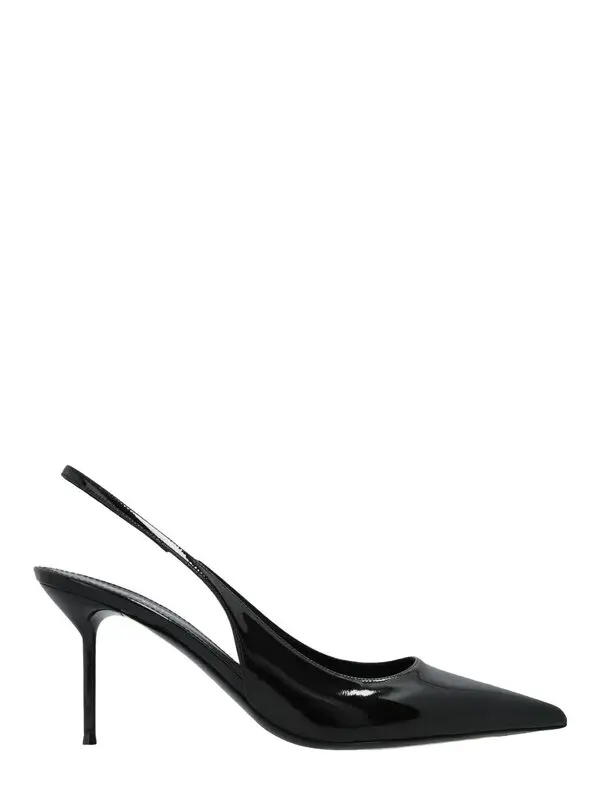 Paris Texas 70mm Lidia Slingback Pointed-toe Pumps - Black