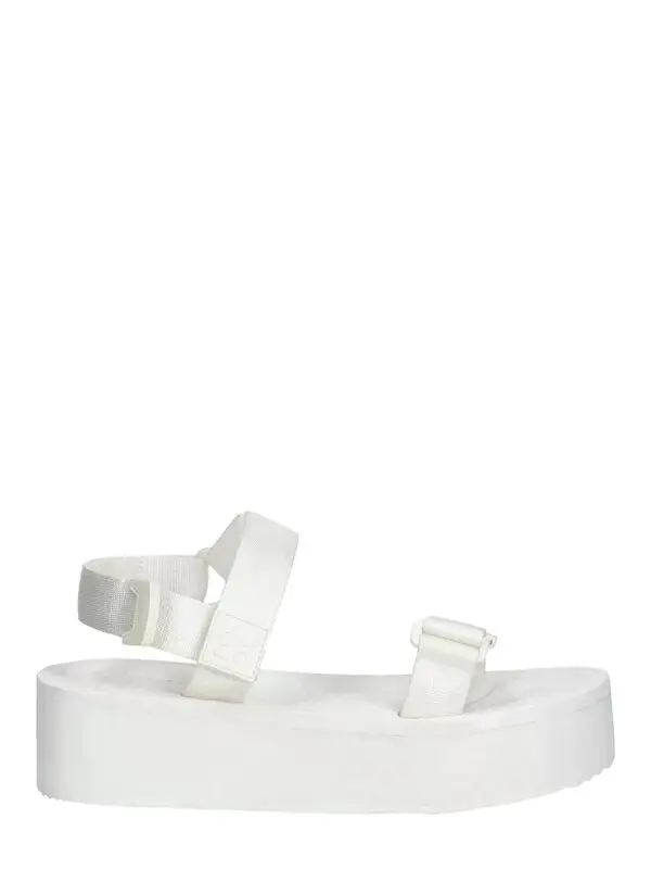 Hugo Platform Strap Sandals - White