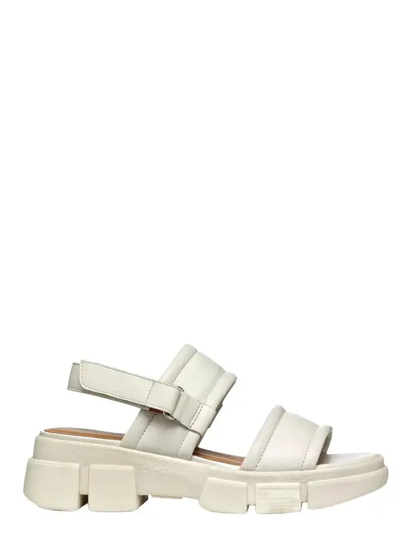 Geox Lisbona Double-strap Sandals - White
