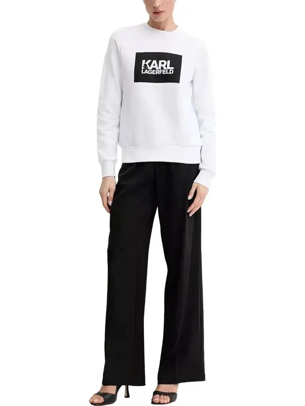 Karl Lagerfeld Logo-print Sweatshirt - White