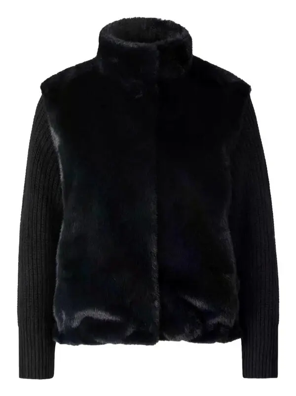 Herno Faux Fur Jacket - Black
