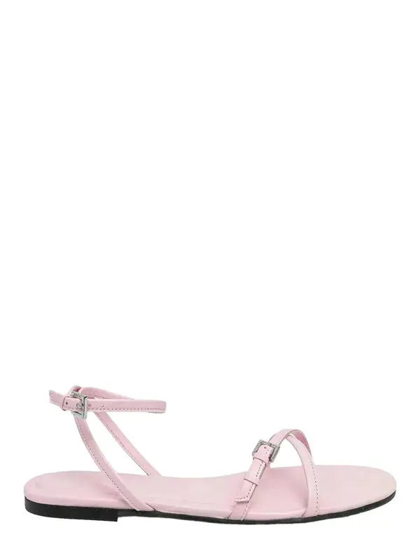 Hugo Buckle-fastening Cross-strap Sandals - Pink