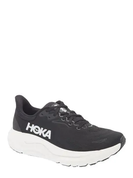 HOKA Arahi Stability Running Shoe - Black /white