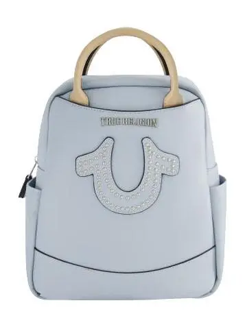 True Religion Studded Horseshoe Mini Backpack - Blue