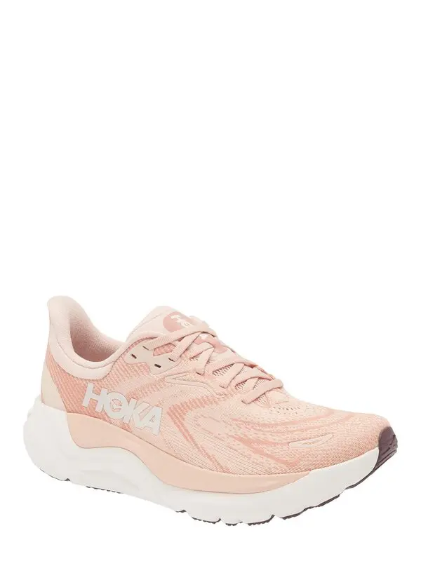 HOKA Arahi Running Shoe - Blush /rose Latte