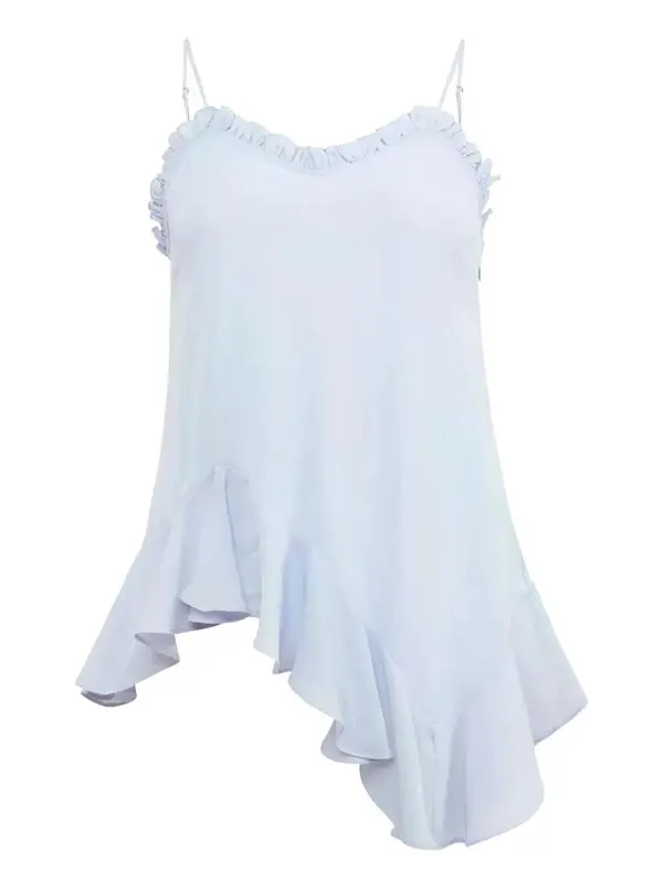 FLEUR DU MAL Victoria Sleeveless Blouse - Blue