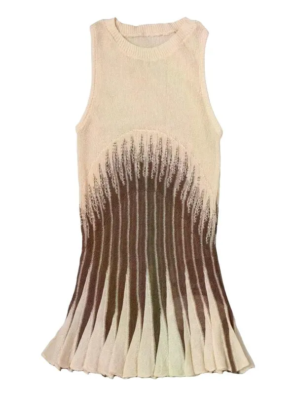 ISA BOULDER Ribbed Sleeveless Top - Neutrals