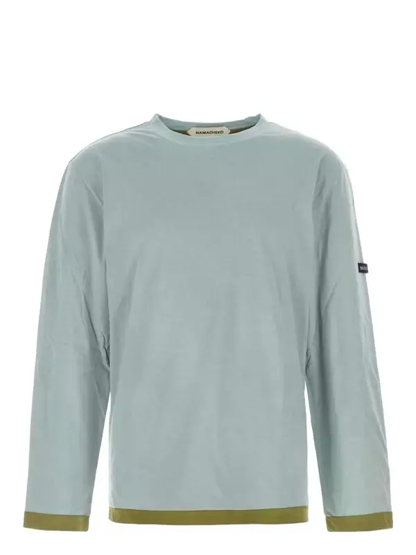 NAMACHEKO Long-sleeved Cotton T-shirt - Blue