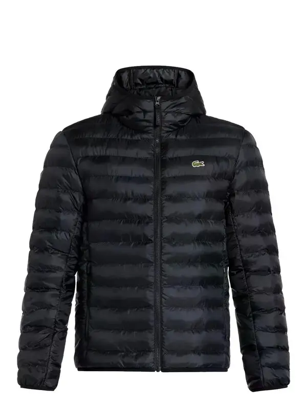 Lacoste Water-repellent Padded Jacket - Black