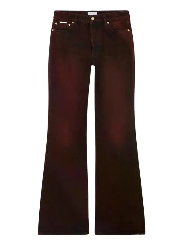 Eytys Cyrus Bootcut Jeans - Red