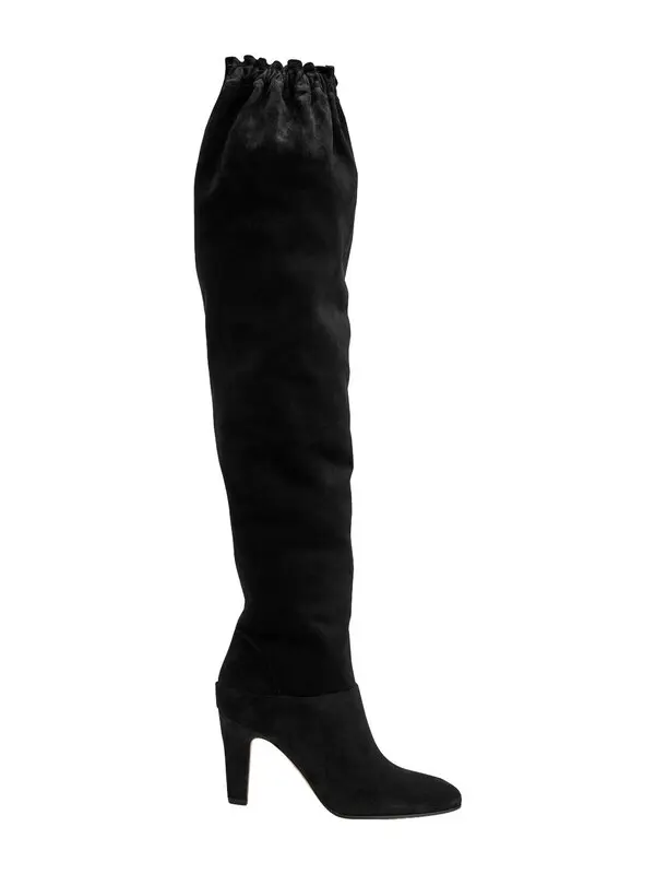 Chloé Eve Suede Over-the-knee Boots - Black