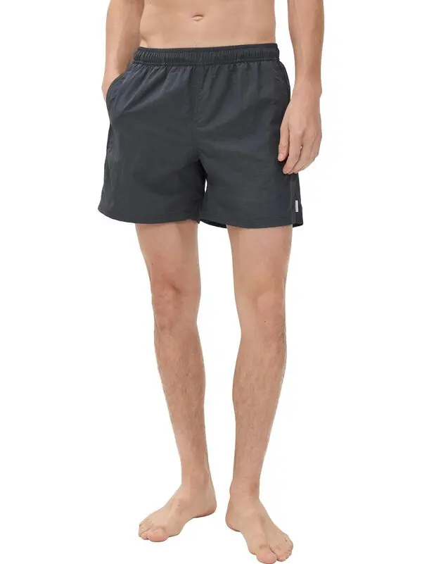 AUTO-REPLY Solid Sebastian Swim Trunks - Granite