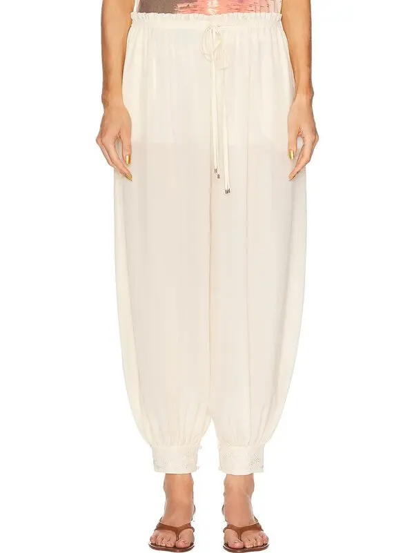 Chloé Balloon Pant - Pristine White