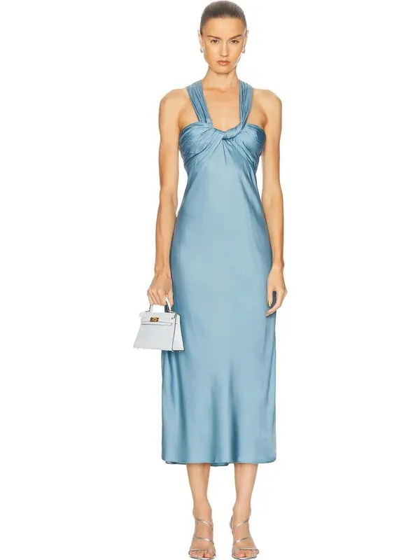 A.L.C. Ivy Midi Dress - Blue Lagoon